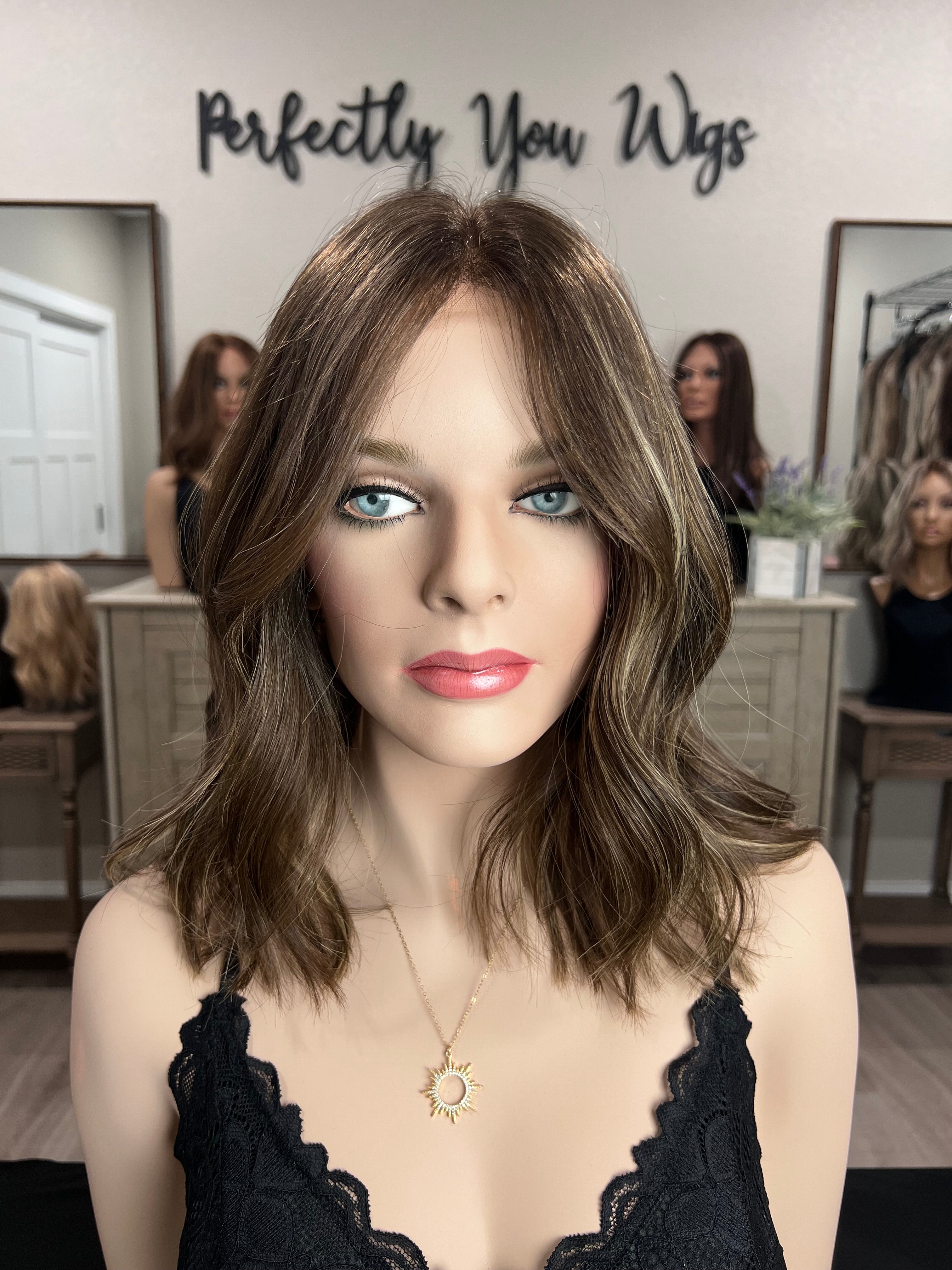 Ellie, 15” length, medium cap with premium euro texture hair ...